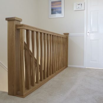Twisted spindle installation in Hinckley - Robert McVey Staircases ...